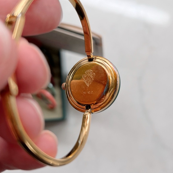 Gucci | Accessories | Vintage Gucci Changeable Bezel Watch Womens Gold ...